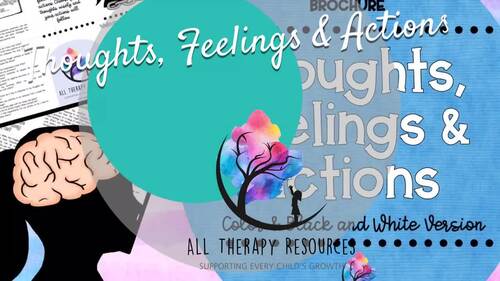 CBT BROCHURE - THOUGHTS, FEELINGS & ACTIONS - School Counseling Brochure