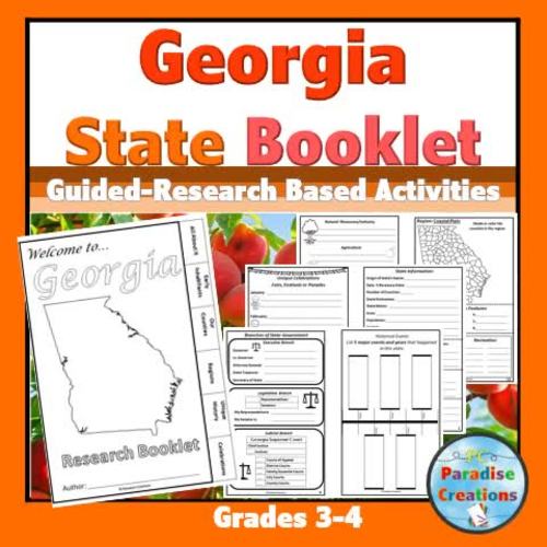 Georgia State Research Booklet | U.S. Geography Project for Grades 3rd–4th
