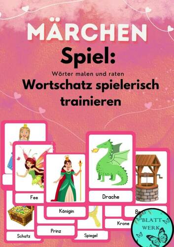 German/ Deutsch: Fairy Tales/Märchen Spiele /games by Blattwerk | TPT
