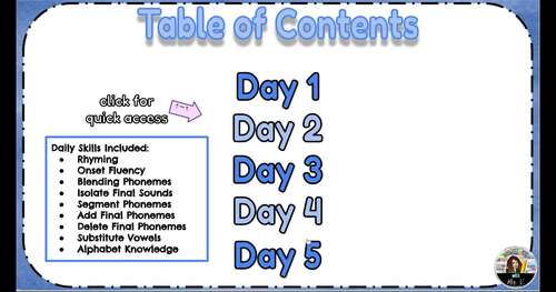 Phonological Awareness Heggerty Inspired Weeks 33-35 Kindergarten Bundle