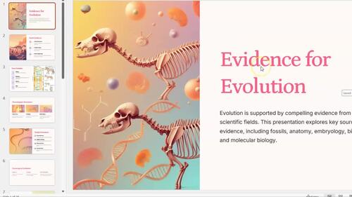 Pre-AP Biology Evolution Unit, Evidence for Evolution, PowerPoint ...