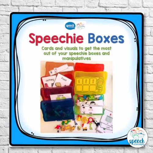Speechie Boxes by Speech Concepts | TPT