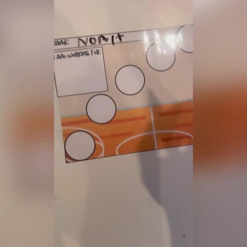Basketball Token Board | Behavior Management Tool | Sports Reward Chart