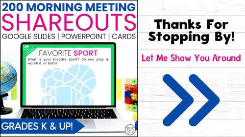 200 Morning Meeting Share Questions | Question of the Day Slides ...