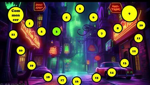 french beginner 5 grade Haunted House fall activity Escape Room