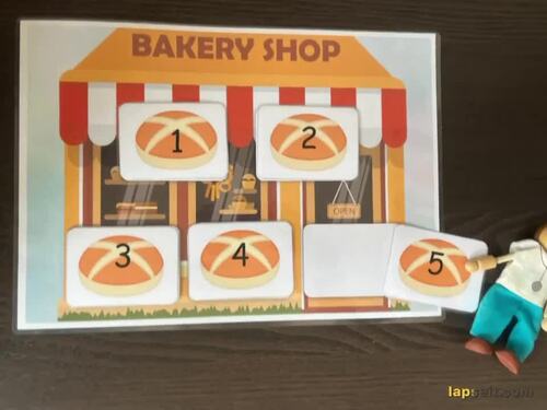 Nursery Rhyme, 5 Currant Buns, Circle Time, Nursery, EYFS, Printable