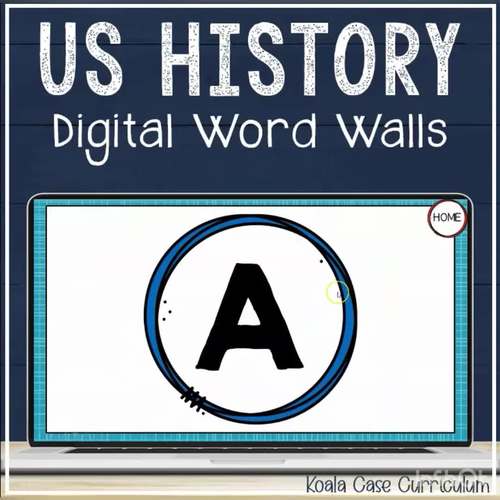 Westward Expansion Digital Word Wall by Koala Case Curriculum | TPT