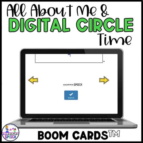 Boom Cards: Digital Circle Time and All About Me Morning Meeting