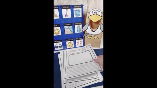1st Grade Beach Writing Center by Teaching Firsties with Mrs Hull