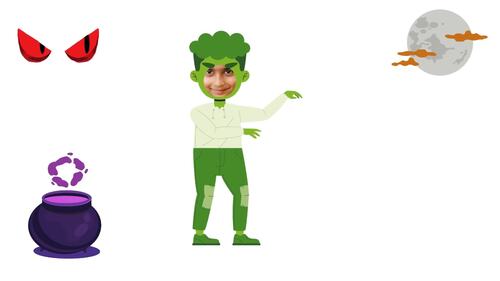 Halloween Add Your Photo BUNDLE - Halloween Bulletin Board Idea - Clipart