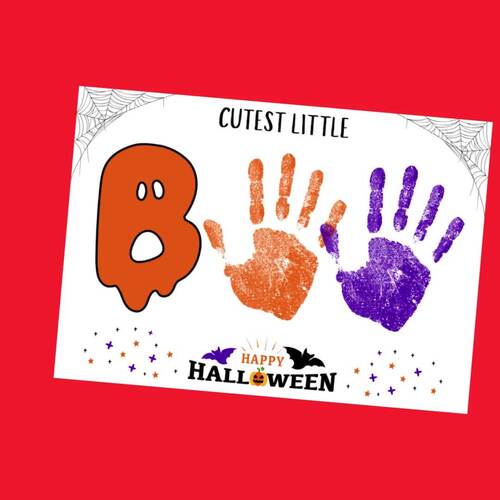 Halloween Handprint Craft for Preschool Kids - Unique Printable ...