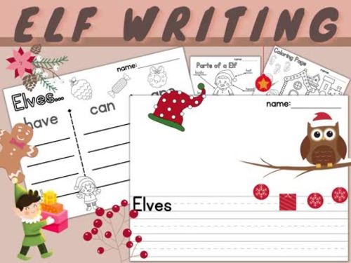 Elf Informative Writing | Have Can Are | Label | Life Cycle Winter ...