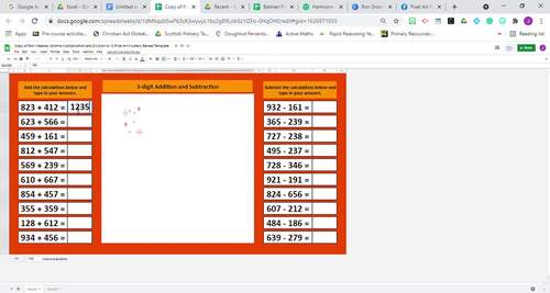 Digital Pixel Art - NO PREP 3-digit Addition and Subtraction | TPT