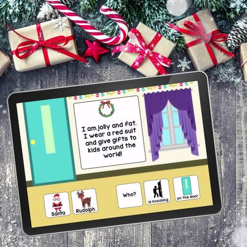 Christmas Visitors | Making Inferences Boom Cards™ by Little Beacon