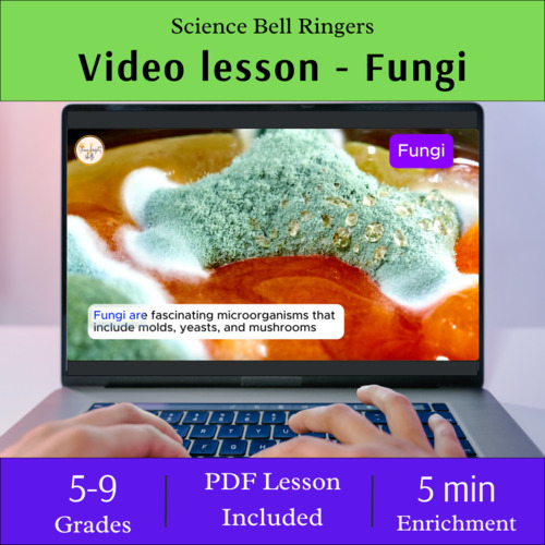 Science bell ringer video (4 min) - Fungi - Middle school | TPT