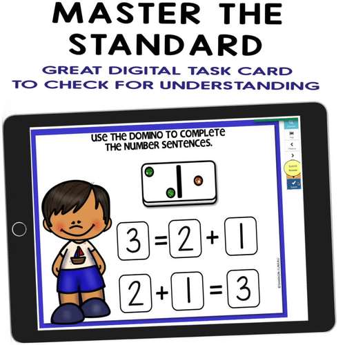 Composing and Decomposing Numbers to 10 using Boom Cards K.OA.A.3