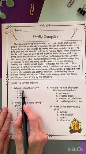 Reading Comprehension - multiple choice, written response - 2nd grade ...