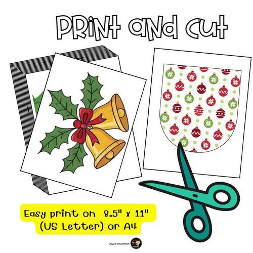 Santa Goose Christmas Bulletin Board Kit | Editable Classroom Holiday Decor