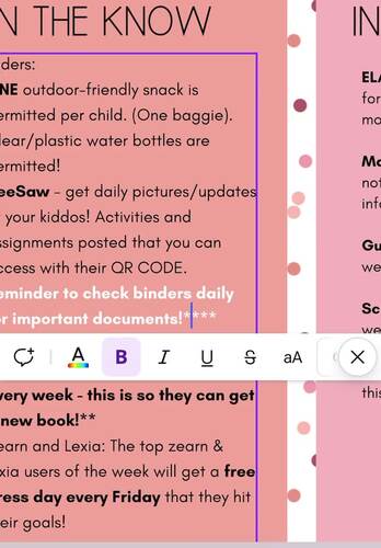 Weekly Newsletter Template, Editable Newsletter to Send to Parents ...