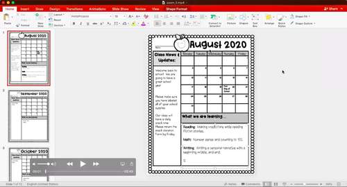 Updated! 2023-2024 School Year Editable Class Newsletter and Calendar ...