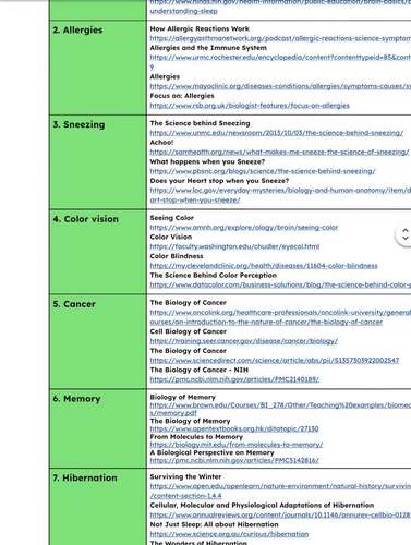 Biology End of the Year Research Project - Fun NO PREP group activity ...