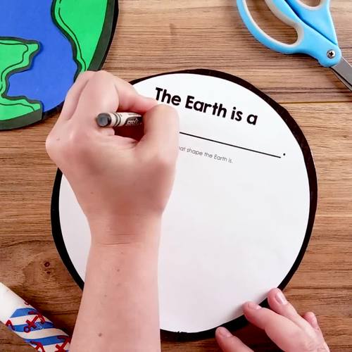 Earth Day Activities Kindergarten, Interactive Book, Earth Day Craft ...