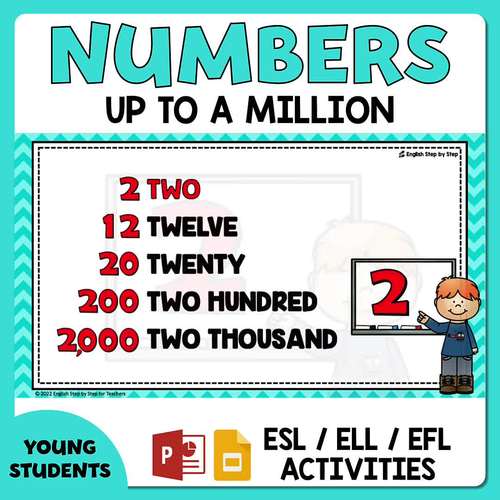 Teaching Numbers up to a Million - ESL Activities for Young Students