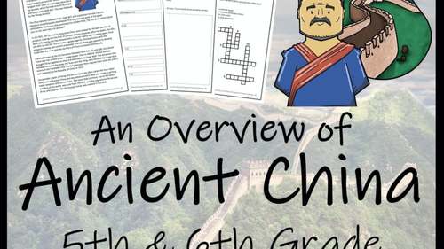 Ancient China Close Reading Comprehension Activity | 5th Grade & 6th Grade