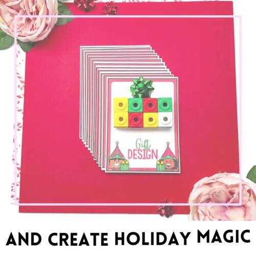 Christmas Snap Cubes Pattern Cards - Christmas Fine Motor Task Boxes ...