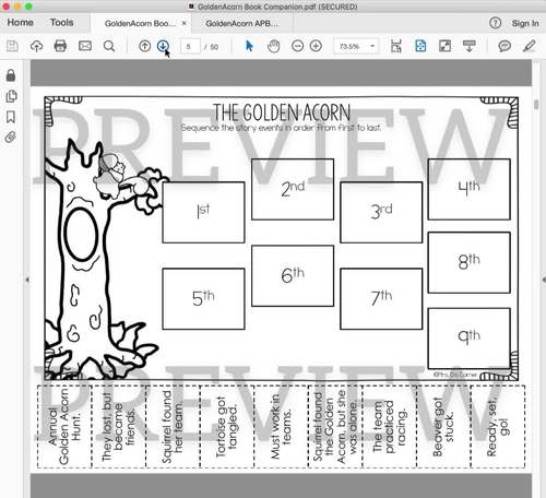 The Golden Acorn Book Companion + Adapted Piece Book Set by Mrs Ds Corner