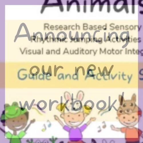 Jumping Animals Sensory Rhythm Activity Workbook and Online Activity