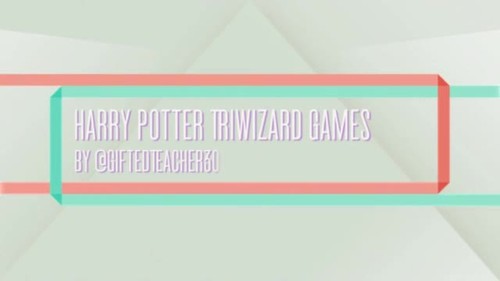 Harry Potter Triwizard Tournament by Gifted Teacher 305 | TpT