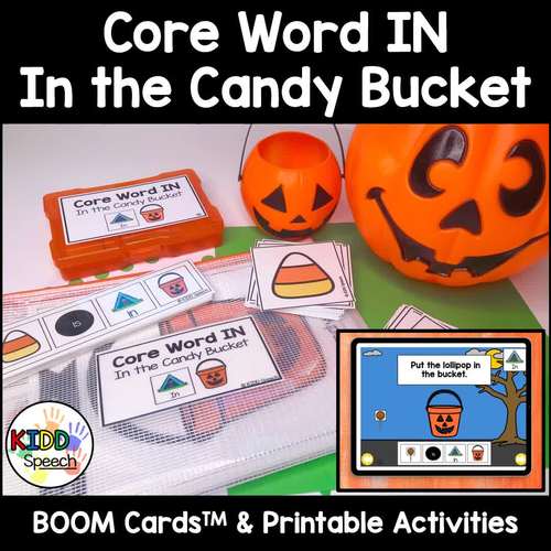 Preschool Speech Therapy Halloween Printable Activities BOOM Cards