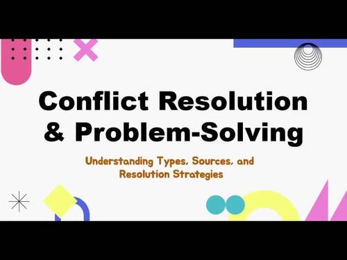 Conflict Resolution Case Study Analysis | Workplace Problem-Solving ...