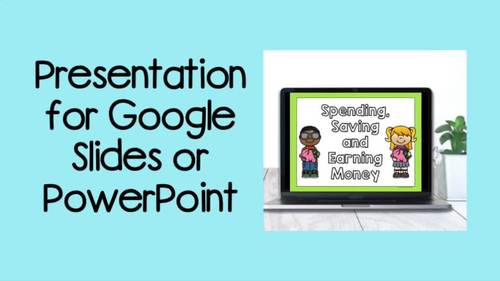 Spending, Saving and Earning Presentation and Worksheets by Blonde ...