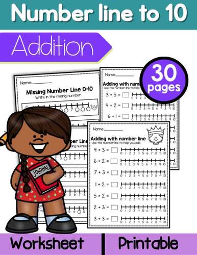 Printable Number Lines to 10 and 20 Worksheet | addition and ...