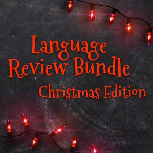 Christmas Digital Review Bundle: Figurative Language, Tone, Mood, & Theme