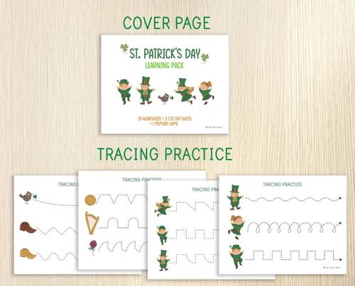 St. Patrick's Day BUNDLE - 106 Pages - Learning Pack, Coloring ...