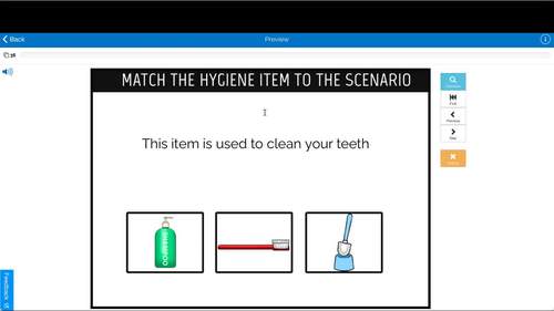 Personal Hygiene Identical Matching Hygiene Items Life Skills Boom Cards™