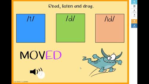 ESL | EFL | ESOL -Ed Endings | PRONUNCIATION | BOOM Cards | Worksheets ...