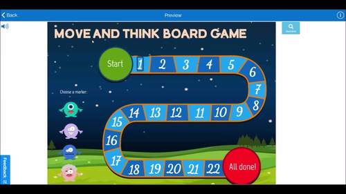 Move and Think Board Game: Following Three-Step Commands Boom Cards™ by ...