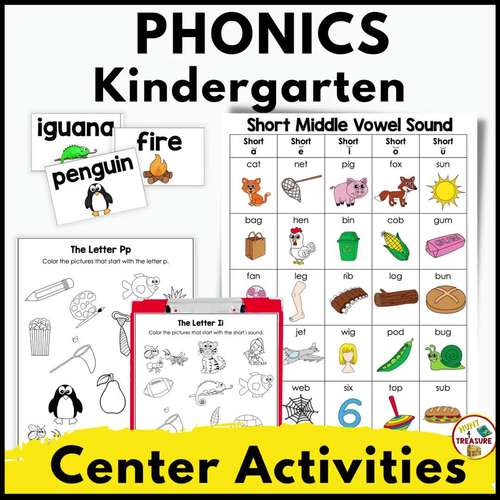Benchmark Advance Phonics Anchor Charts and Activities | Kindergarten