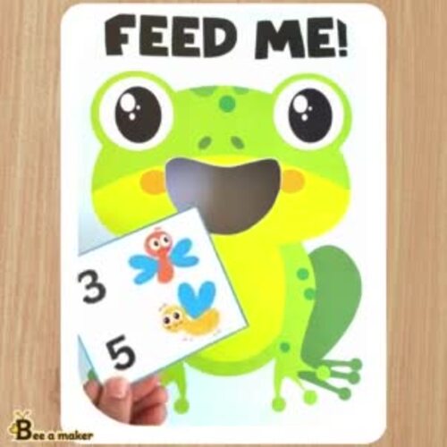 Frog- dragonfly spring flisat insert or trofast insert by Bee a maker