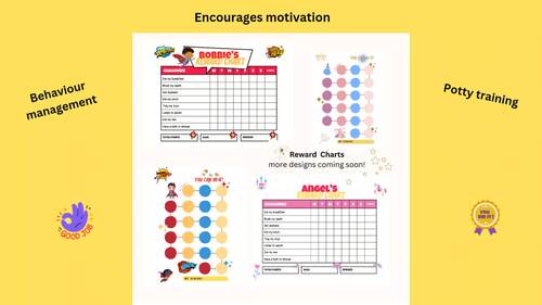 princess reward chart, sticker chart, potty training chart, behaviour ...