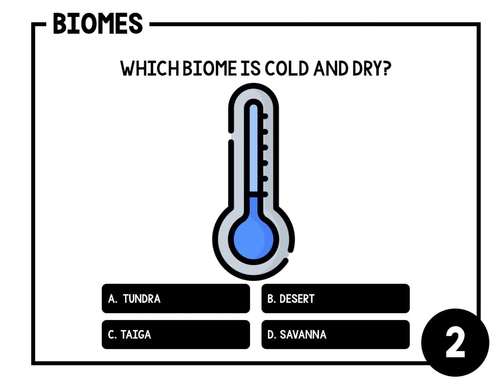 Biomes Digital Task Cards Activity | Science Boom Cards™ by EzPz-Science