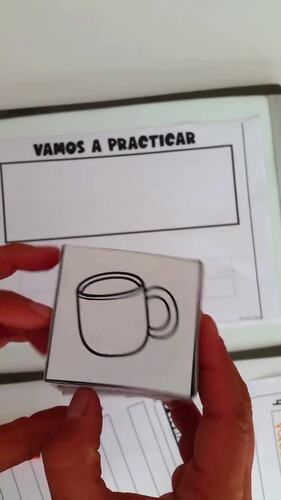 Literacy Centers in Spanish Centro escritura silabas abiertas Word Work ...