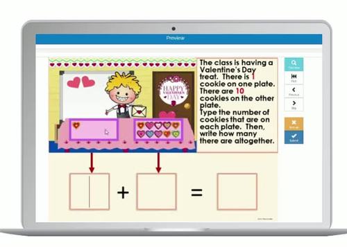 Valentine's Day Addition Story Problems (Boom Cards) | TPT