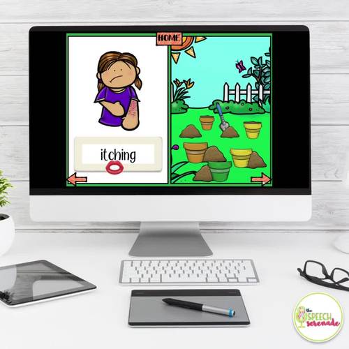 NO PRINT Spring Garden Articulation - CH Ed Distance Learning | TPT