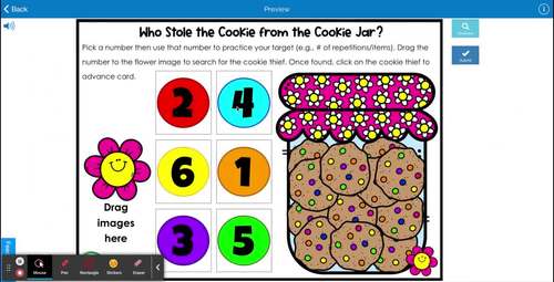 Boom Cards Who Stole the Cookies An Open-Ended Activity for Speech Therapy