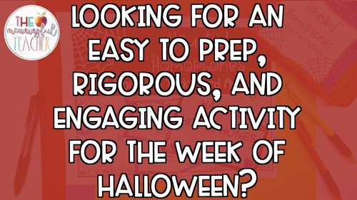 Homophone Task Cards Halloween Language Arts Activities | TPT